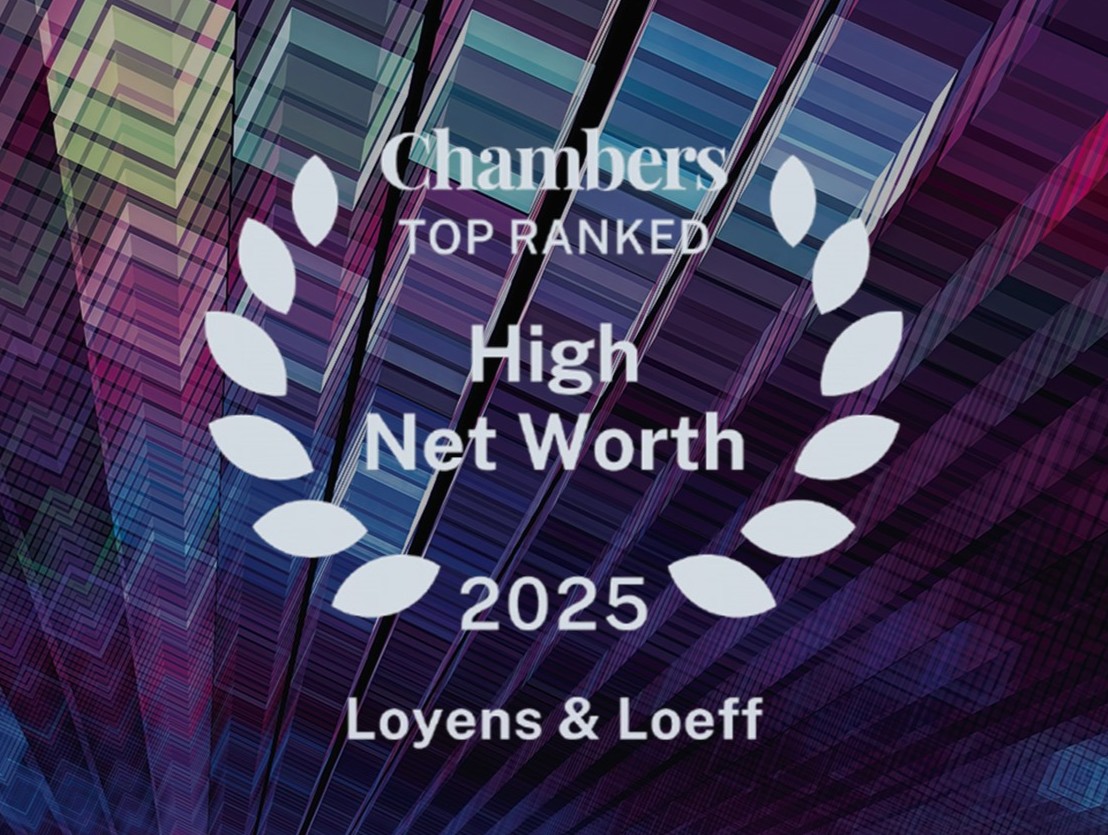 Top ranking in Chambers & Partners High Net Worth Guide 2025 | Loyens ...